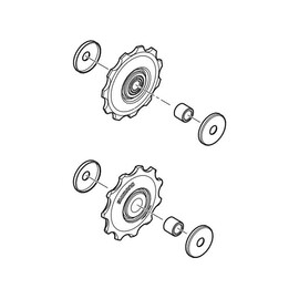 Shimano 105 RD-5800-GS 11 speed pulley set | Velodrome cycling
