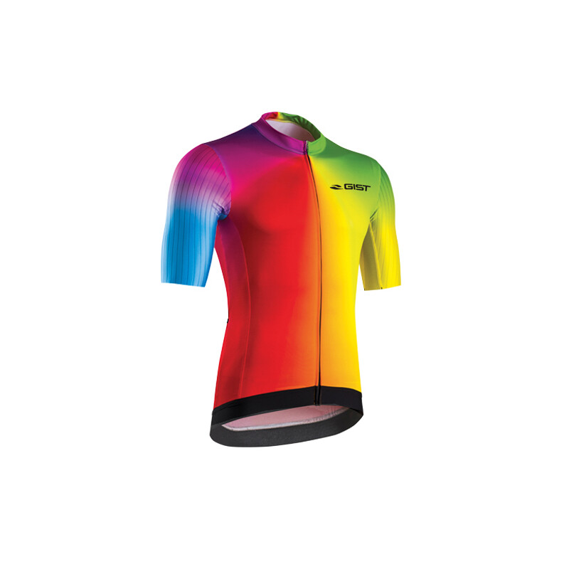 Maglia maniche corte Gist Diamond rainbow | Velodrome cycling shop