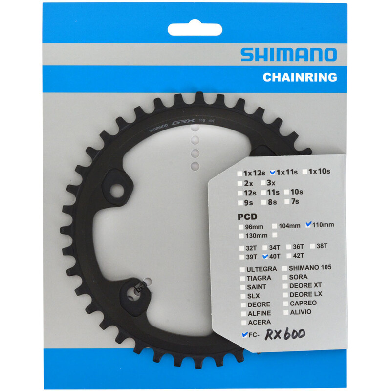 Shimano GRX FC-RX600 1x11S chainring | Velodrome cycling shop