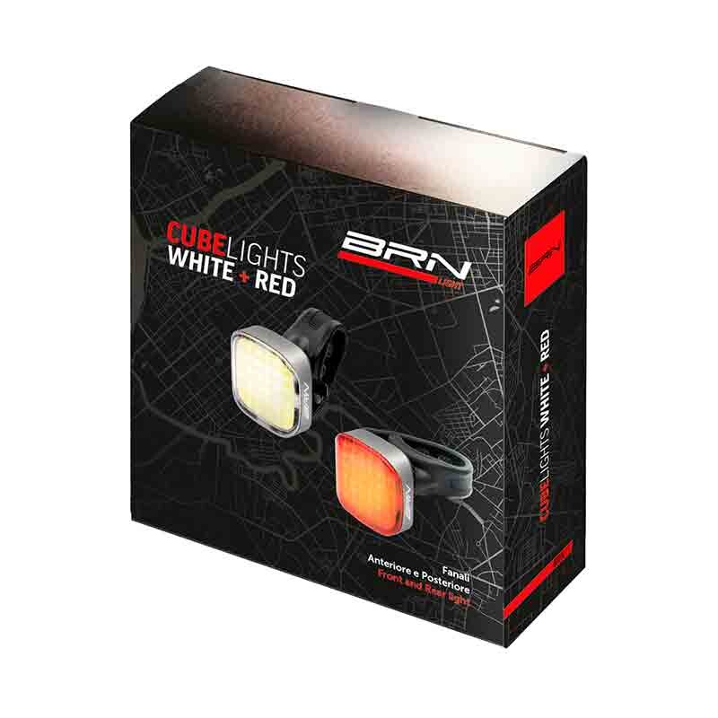 BRN cube front rear light kit | Velodrome cycling shop