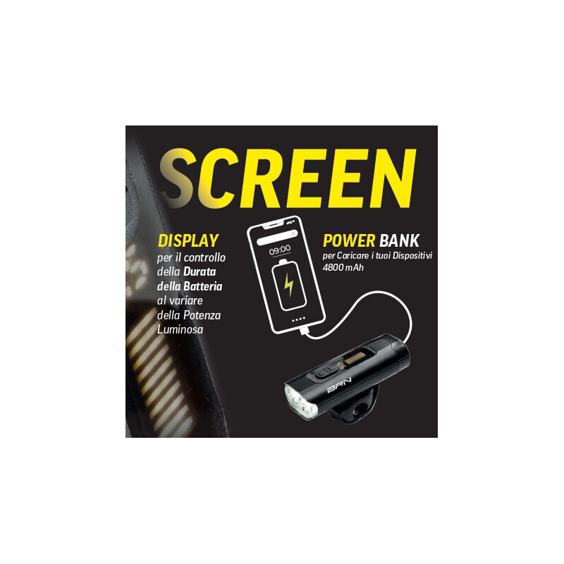 BRN screen 2 superled 1000 lumen lights | Velodrome cycling shop