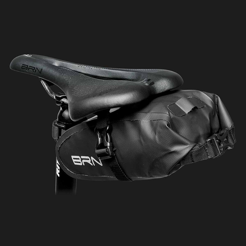 BRN rolltop Saddle Bag | Velodrome cycling shop