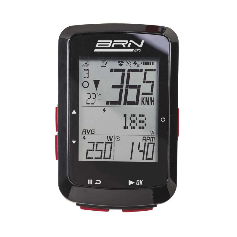 BRN MyNavi GPS Bike Computer | 17 Functions, Map Navigation & Bluetooth 4.0